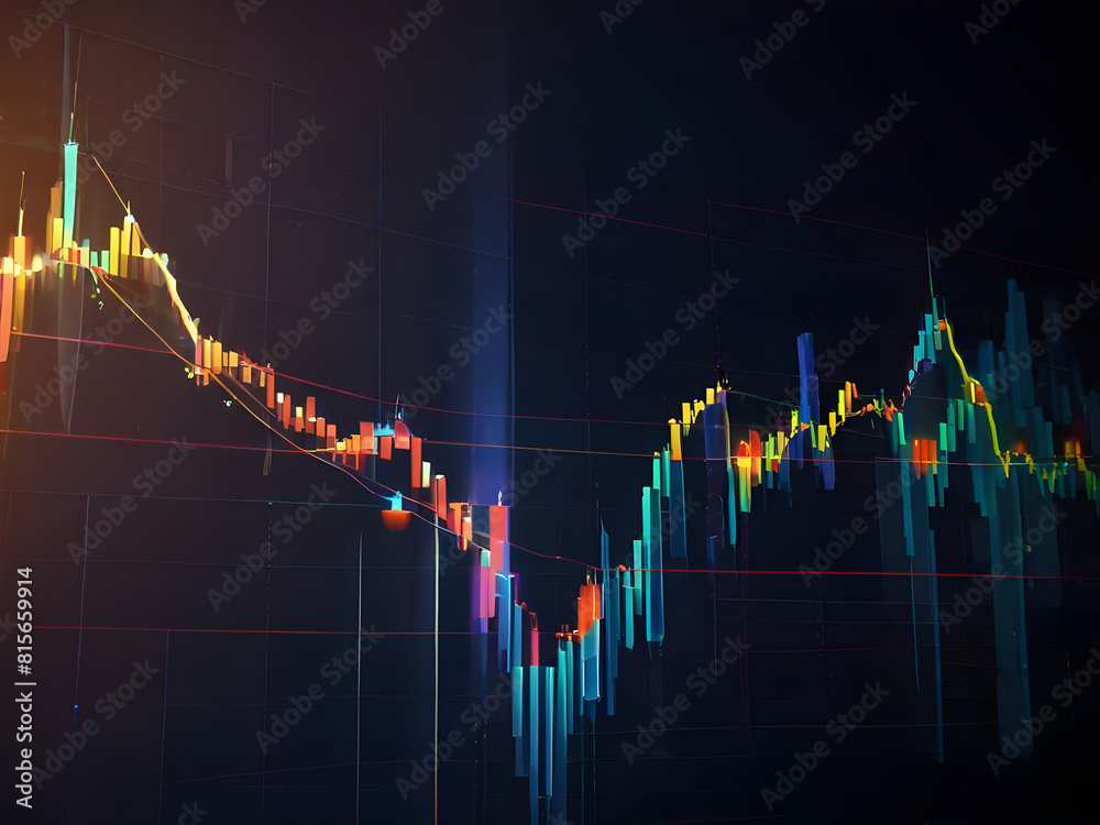 Global business success growth level up network graph with world map ...