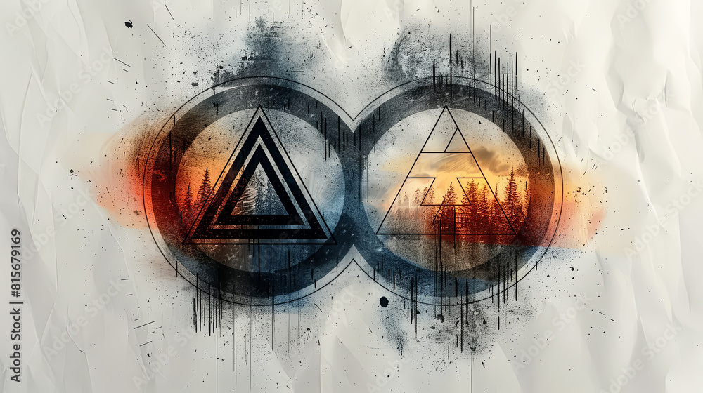 The image is a graphic of two intersecting ovals, one of which is a ...