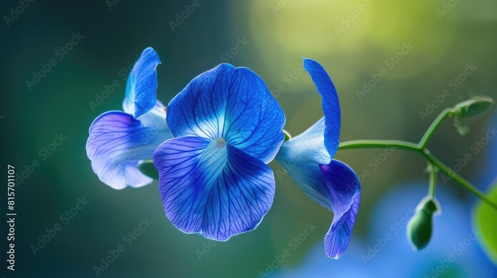 Butterfly pea Blue pea or Asian pigeonwings also known as Clitoria ...