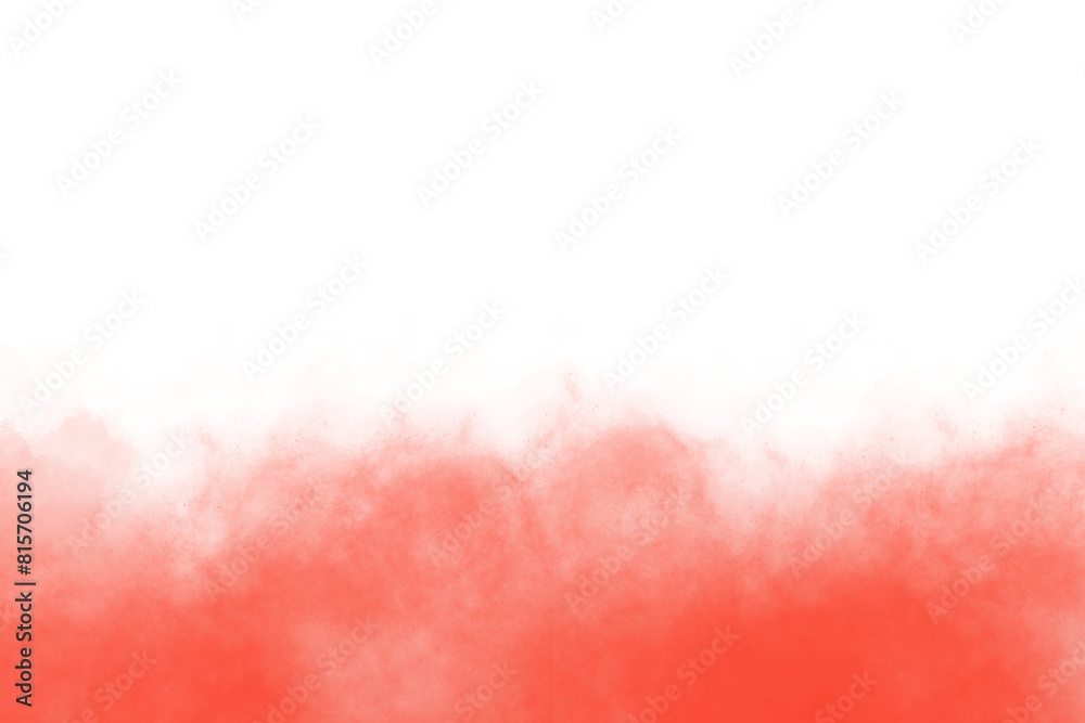 Red smoke texture on white background. Smoke explosion effect, abstract ...