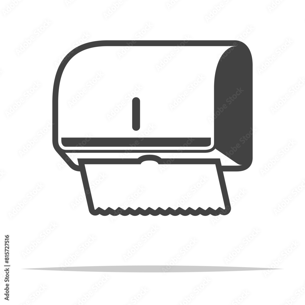 Poster Paper towel dispenser icon transparent vector isolated – Wall ...