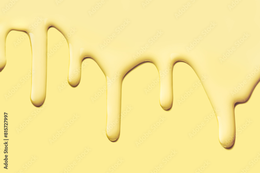 Cosmetic lemon yellow texture emulsion, liquid soap or mask... Acrilic ...