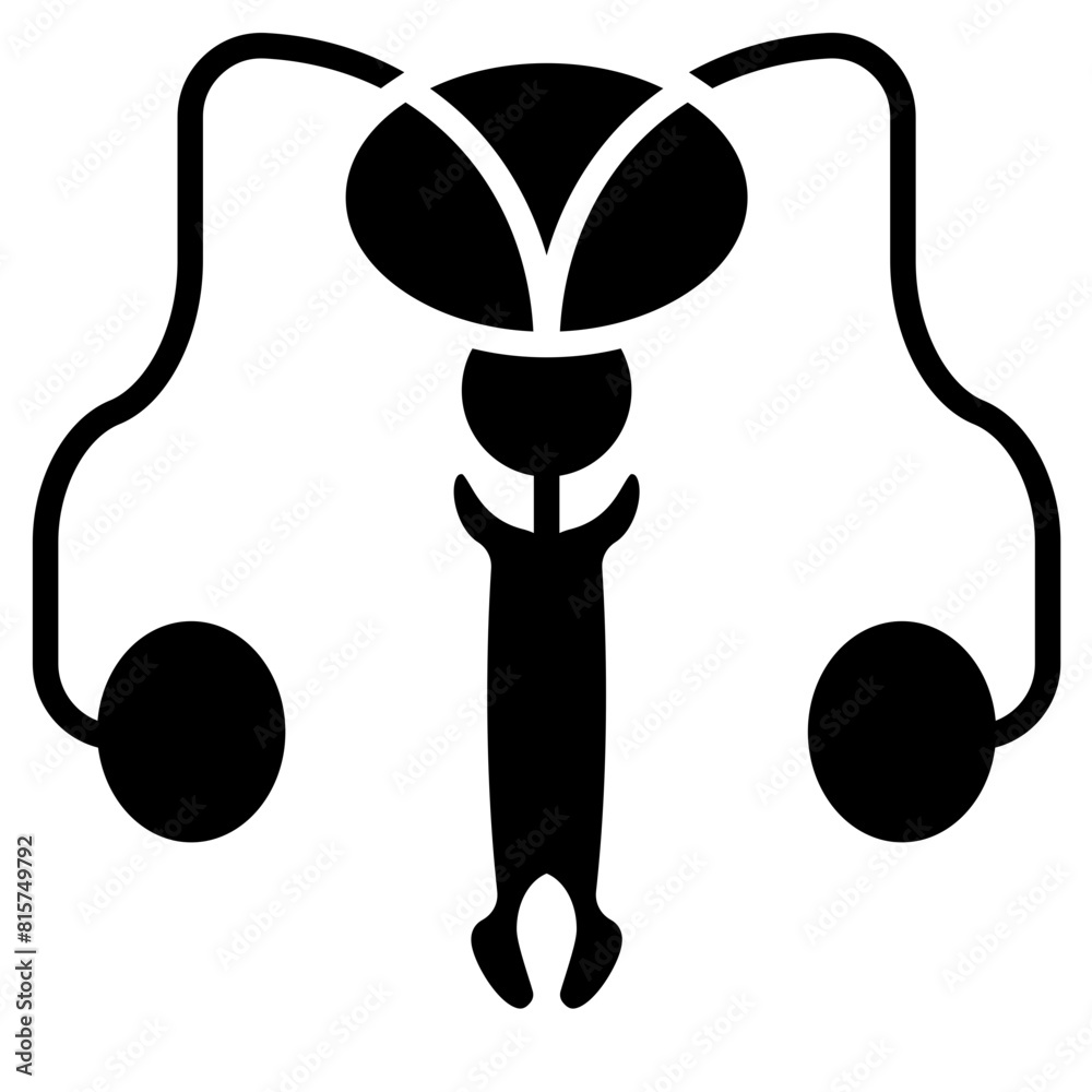Male Reproductive System icon Stock Vector | Adobe Stock