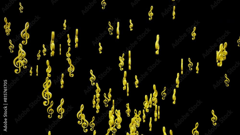 Concept of flowing music tracks with symphony of rhythm and melodies ...