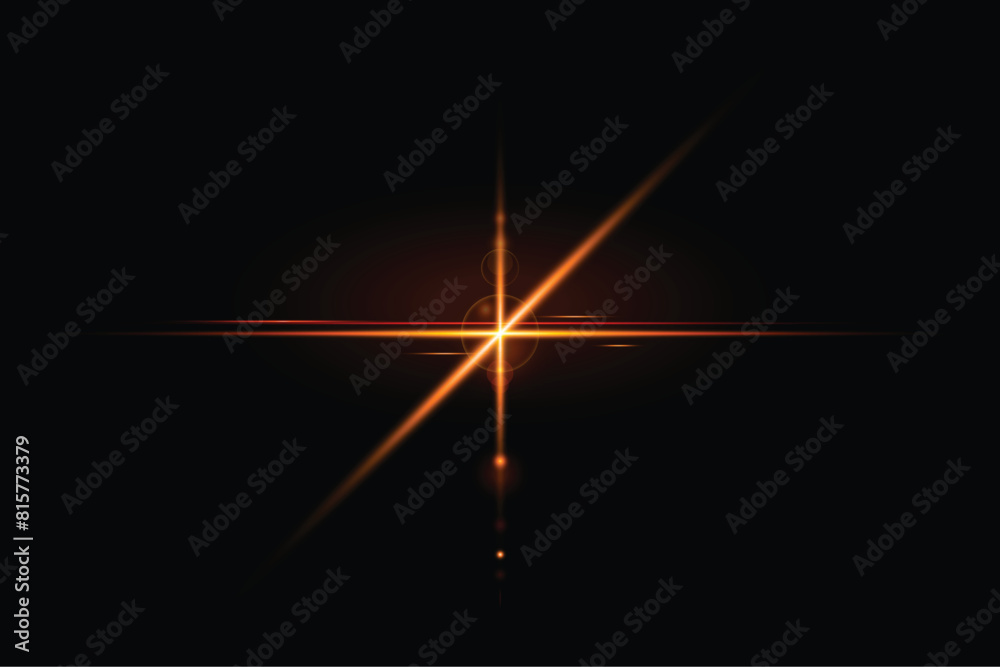 Transparent Vector Lens Light Collection With shining light glow and ...