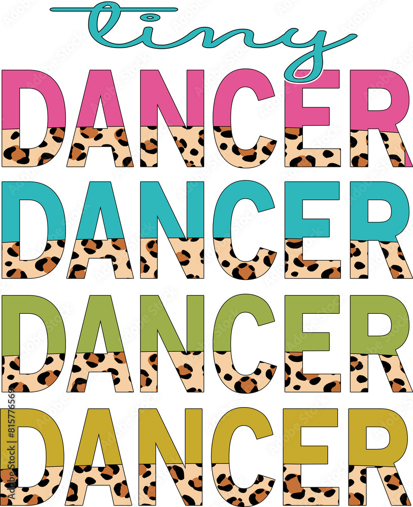 Half leopard cheetah Sublimation png Tiny Dancer Leopard Print Text ...