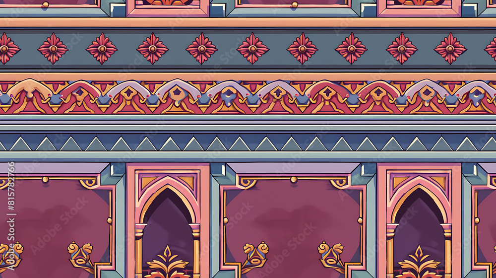 8-Bit RPG Royal Chamber Carpet Texture - Seamless tile. Endless and ...