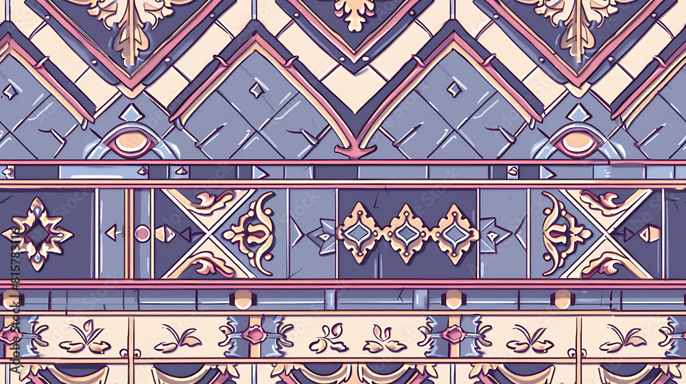 8-Bit RPG Royal Chamber Carpet Texture - Seamless tile. Endless and ...