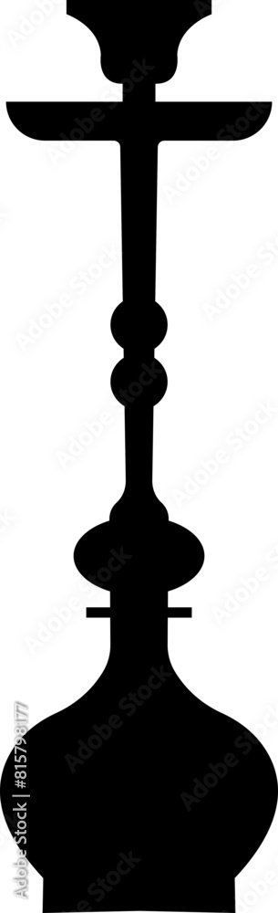 hookah icons black , Shisha Icon symbol , isolated on Transparent ...