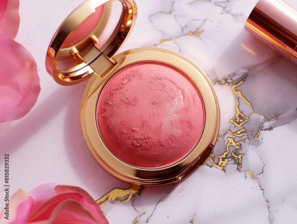 Elegant blush cartridge featuring cute colors, highlighted against a ...