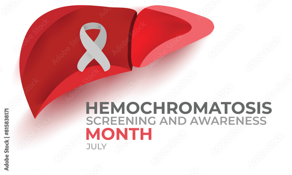 Hemochromatosis screening And awareness month. background, banner, card ...