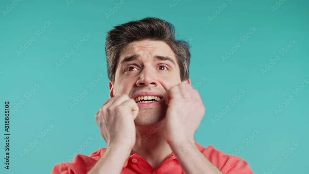 Worried man, panic despair gesture, like no, I ruined all. Shocked guy ... Worried man, panic despair gesture, like no, I ruined all. Shocked guy ...