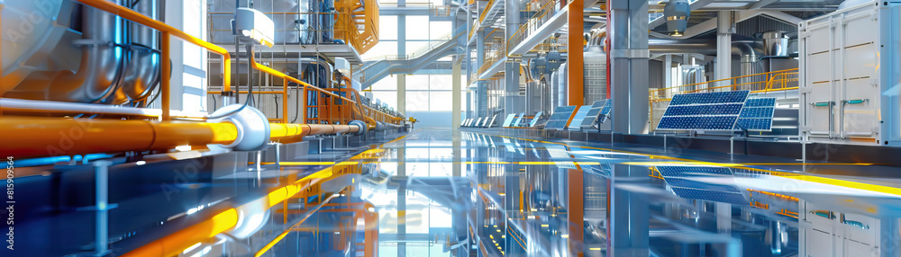 Sustainable Energy Research Facility Floor: Showing solar panel arrays ...