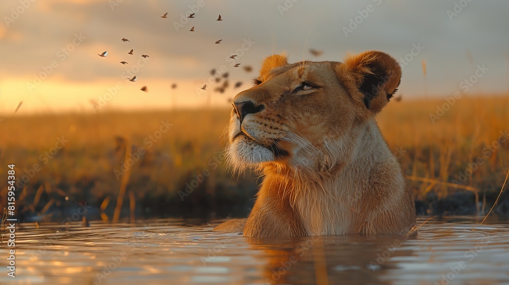 lion fighing over Massai marah jungle in south africa 4K Wallpaper ...