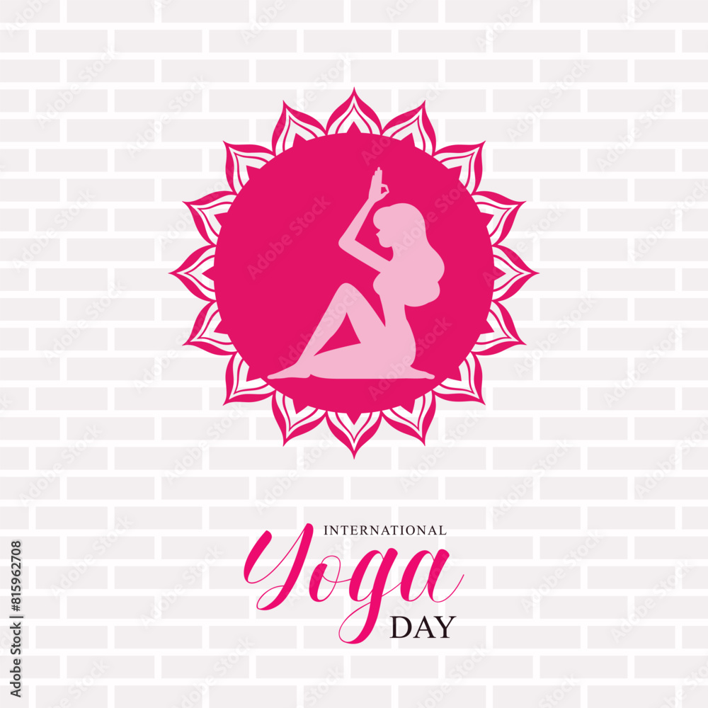 international yoga day. poster, yoga body posture. international yoga ...