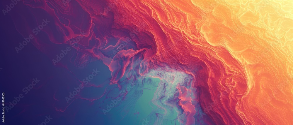 Fotografía Heat map of a reaction vessel during an exothermic synthesis ...