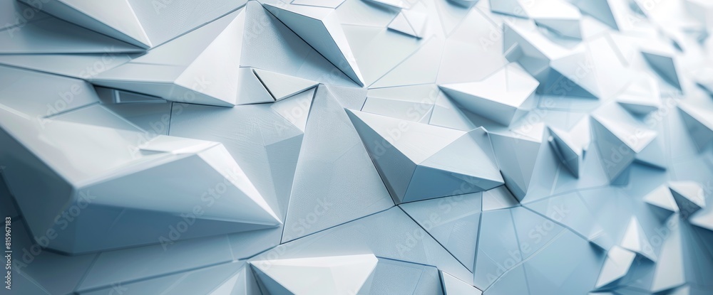 An Abstract White Background With A 3D Parallelogram Pattern Exudes ...