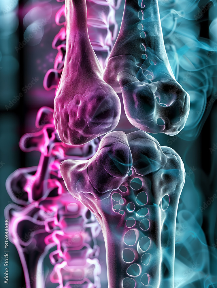Accurate 3d Visualization Male Tibia Bone Fracture In X Ray Scan