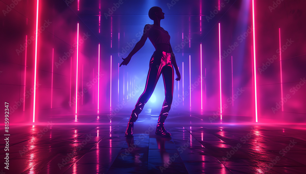 Explore the fusion of futuristic technologies and dance forms with a ...