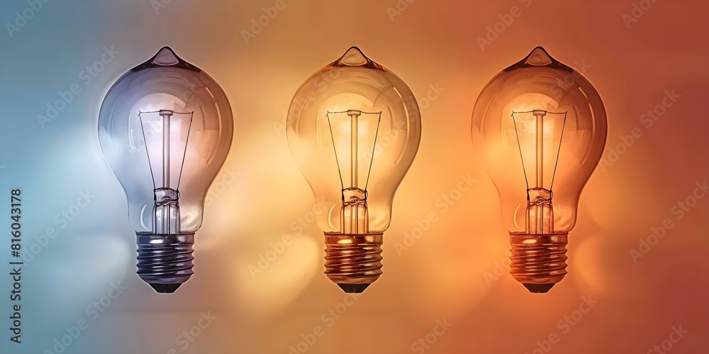 The Three Lightbulbs: Symbolizing Creativity, Innovation, and Critical ...