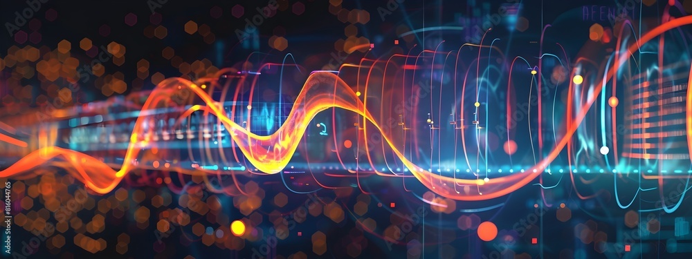 Frequency Modulation Process Visualized A D of Radio Broadcastings FM ...