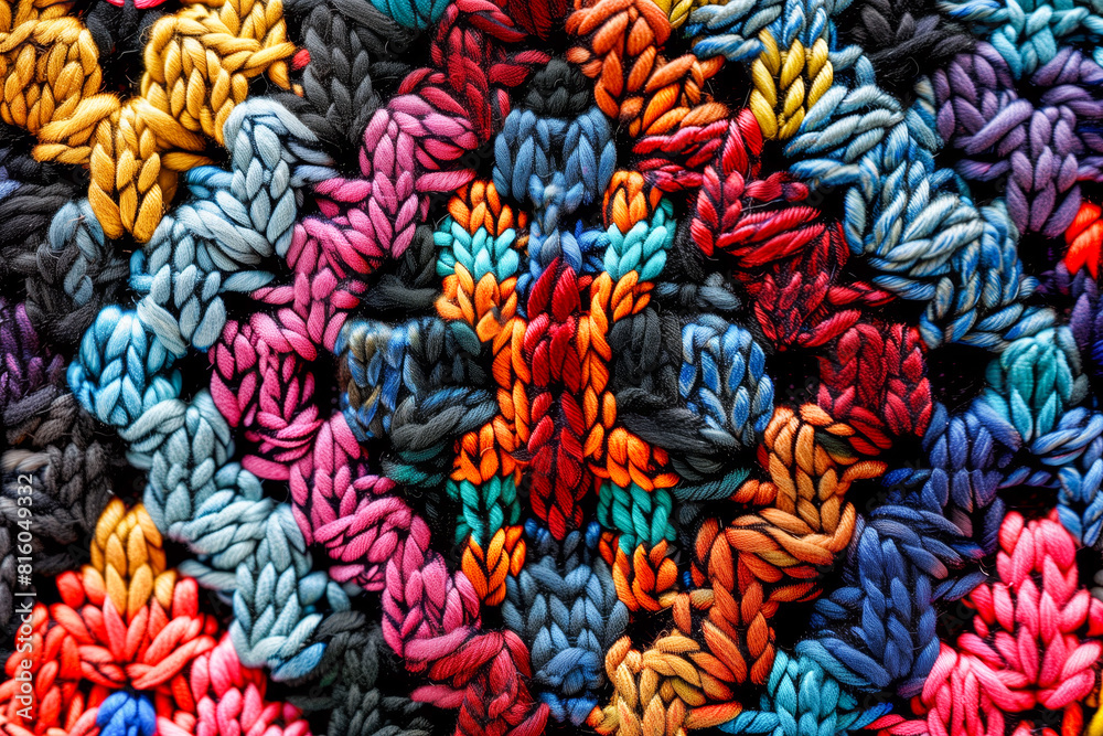 Aztec peruvian mexican knit pattern, ethnic ornament. Vector seamless ...