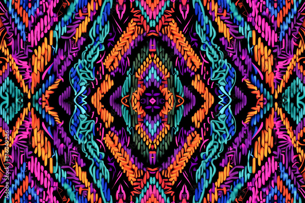 Aztec peruvian mexican knit pattern, ethnic ornament. Vector seamless ...