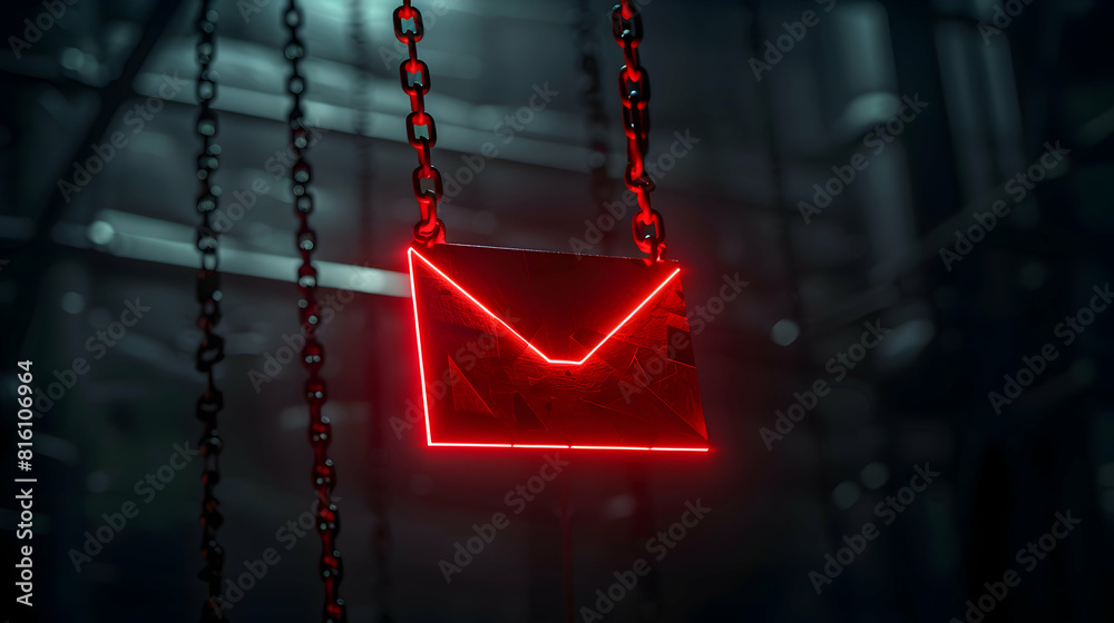 Flat 3D Icon of Email Spoofing Deceiving Recipients Highlighting ...