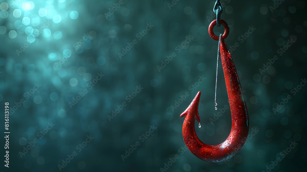 Phishing Hook Icon Catching Data Concept: Illustrating Email Security ...