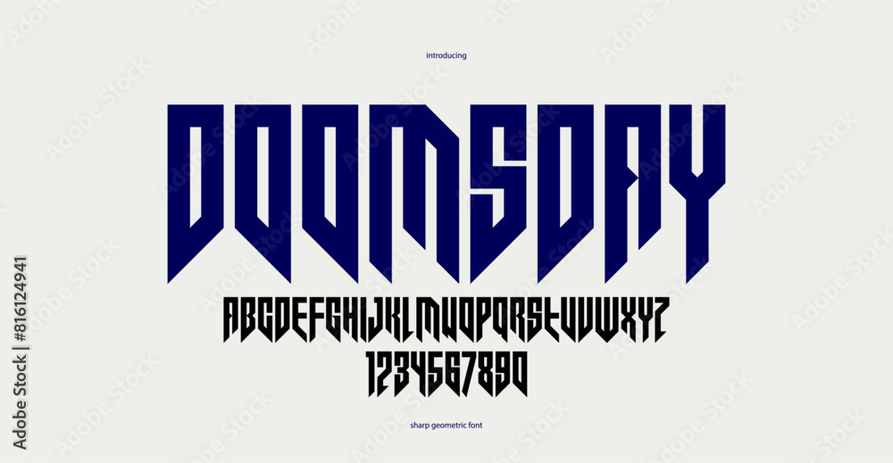 Sharp and bold tall gothic font for logo creation of for headlines ...