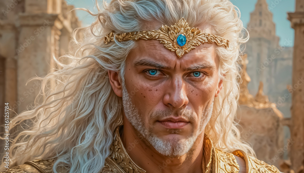 The great and beautiful god Zeus, the god of the sky, thunder ...