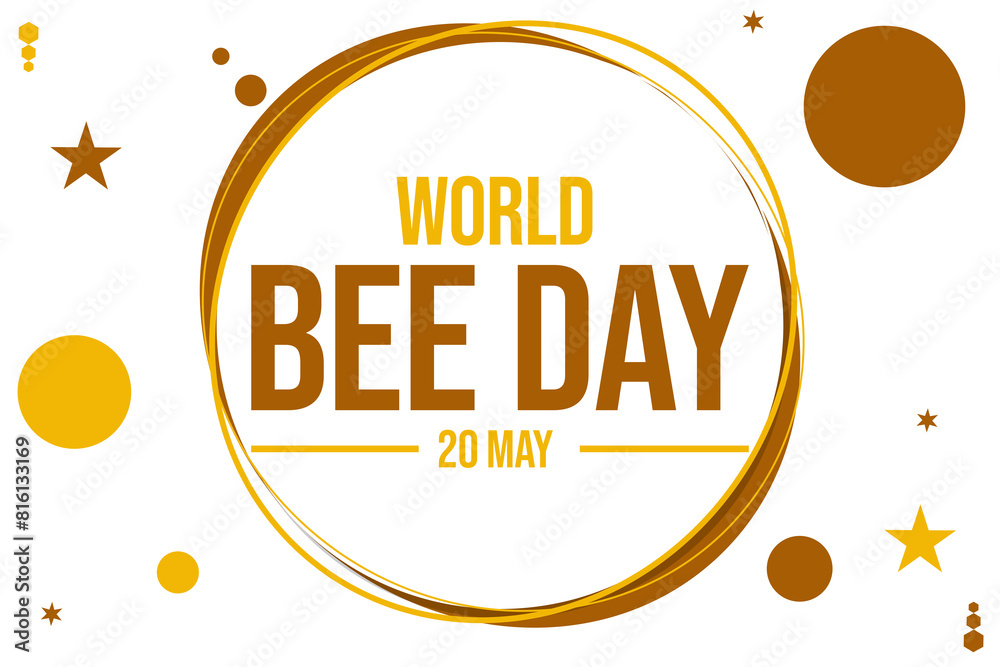 World Bee Day. World Bee Day creative template for banner, poster ...