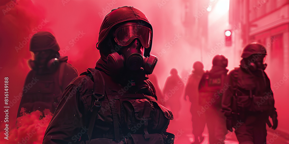 Risk Assessment (Red): Symbolizes the evaluation of potential risks and ...