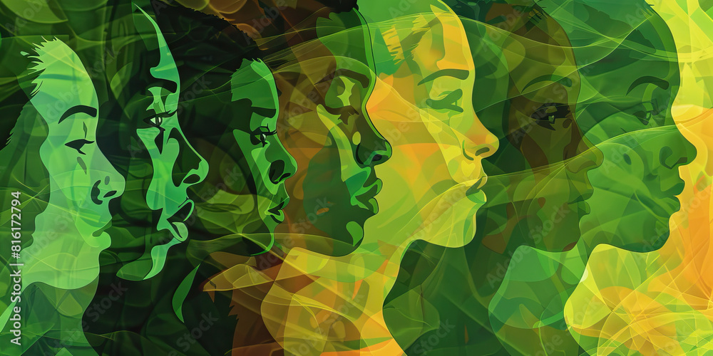 Intersectionality (Green): Symbolizes the interconnected nature of ...
