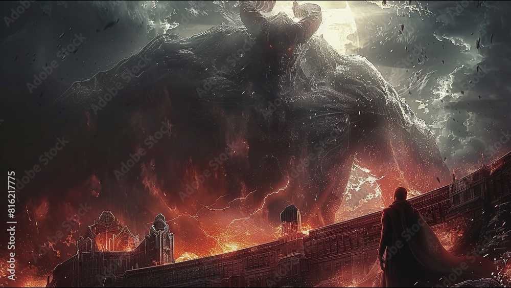 Giant Beast Demon End Times Apocalypse Biblical Revelations Rapture ...