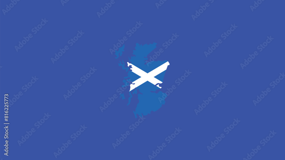 Scotland Flag Map European Nations 2024 Teams Countries European ...
