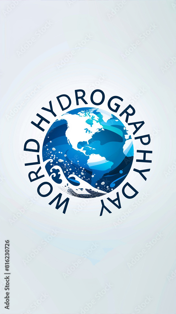 Celebrating World Hydrography Day With a Symbolic Globe and Waves ...