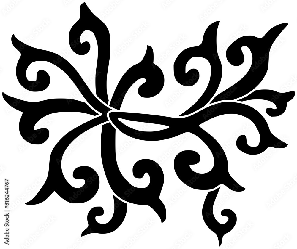 gawai illustration dayak silhouette ethnic logo enggang icon hornbill ...