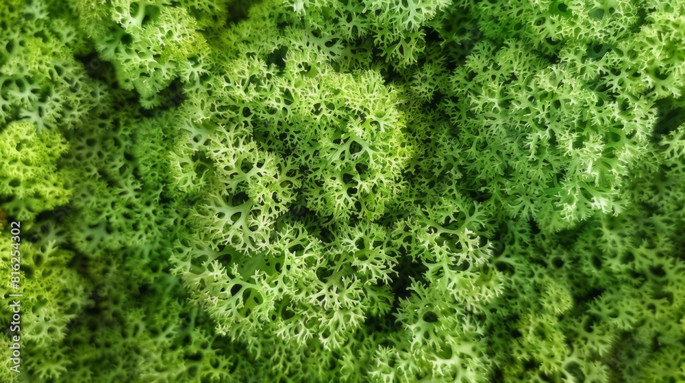 Green moss photo texture background from above. Realistic macro shoot ...