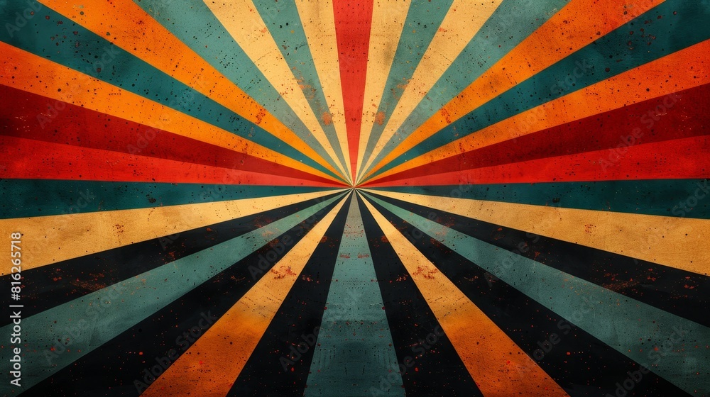 vintage sunburst patterns, retro sunburst patterns form a kaleidoscope ...