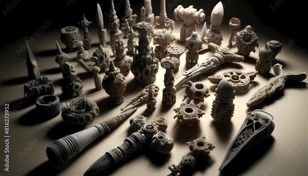 Intricate Alien Tools and Artifacts: A Glimpse into Advanced ...