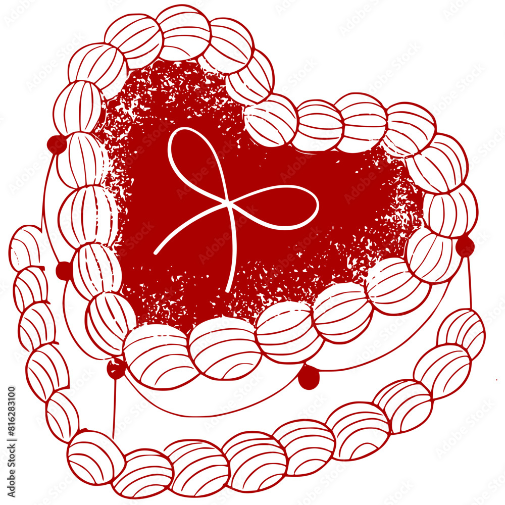 Coquette Cake Outline Clipart, Coquette cake line art, vintage outline ...