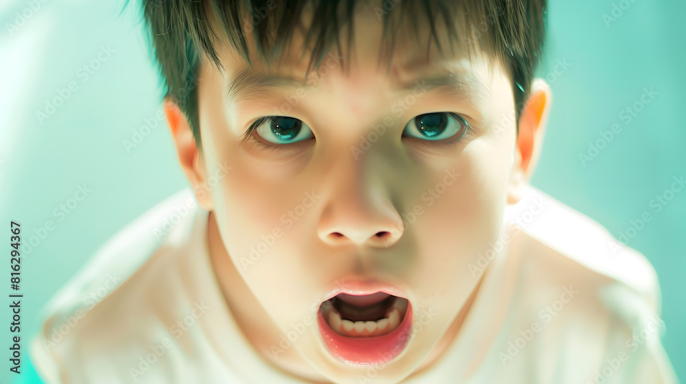 Foto de Attention deficit hyperactivity disorder ADHD ConceptAngry ...