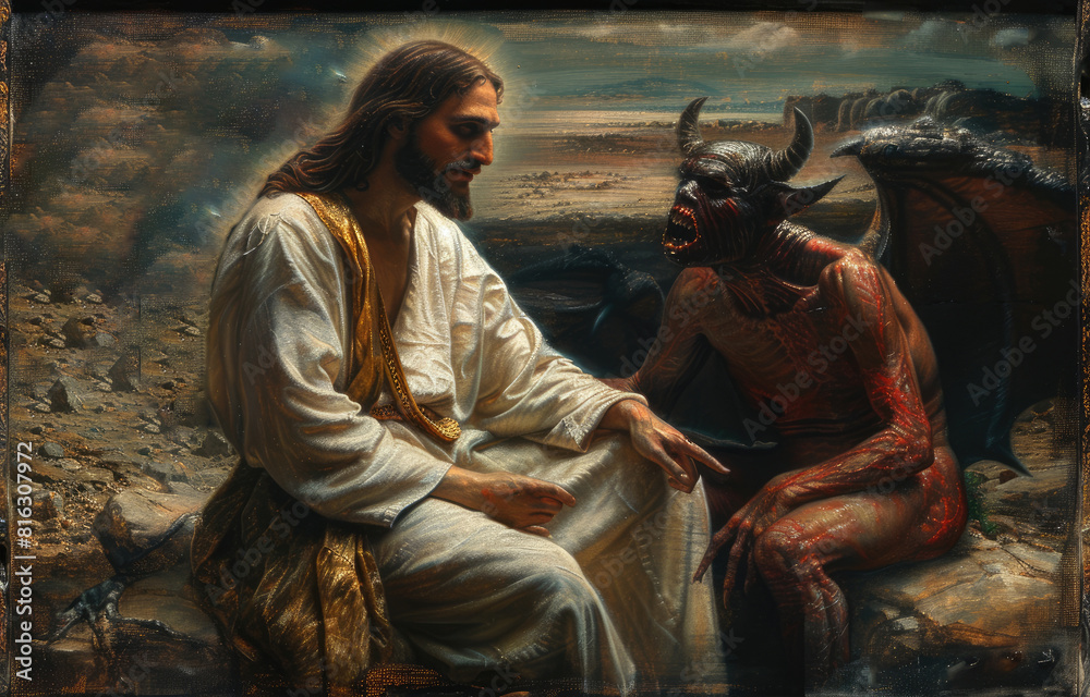 The temptation of Christ: a unique New Testament narrative recounting ...