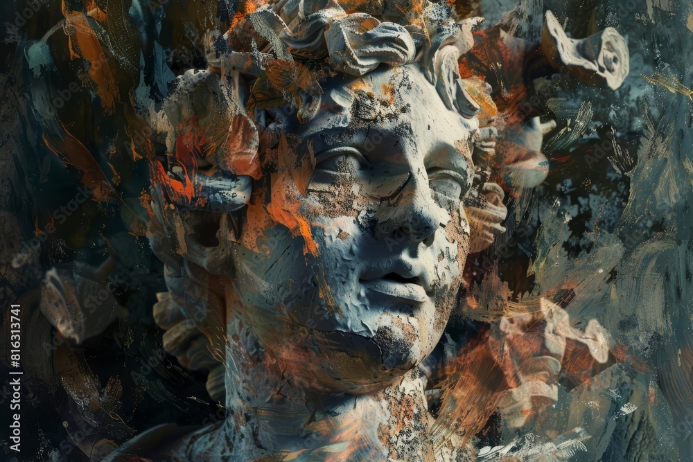 An artist uses AI to merge classical painting techniques with digital ...
