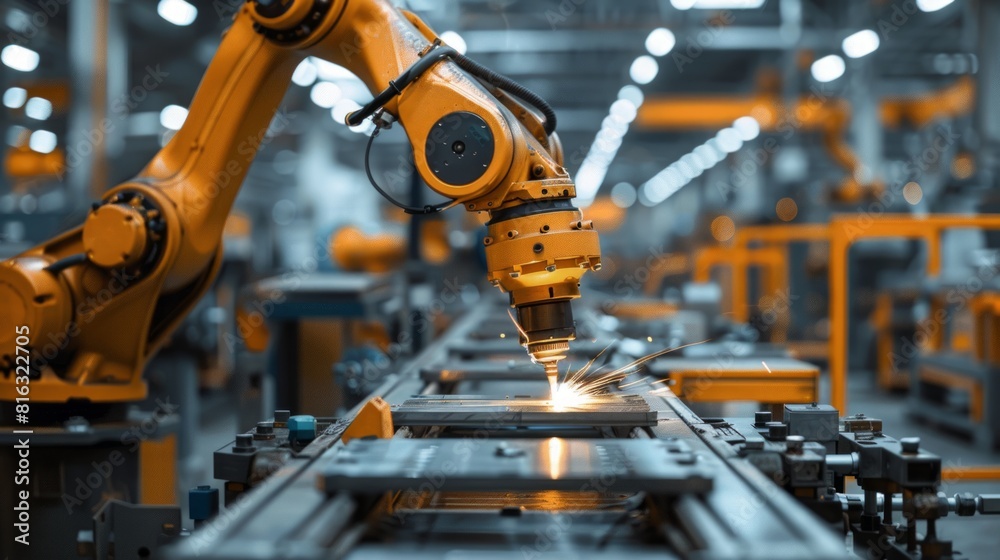 Robotic welding jig assembly of components. the welding process ...