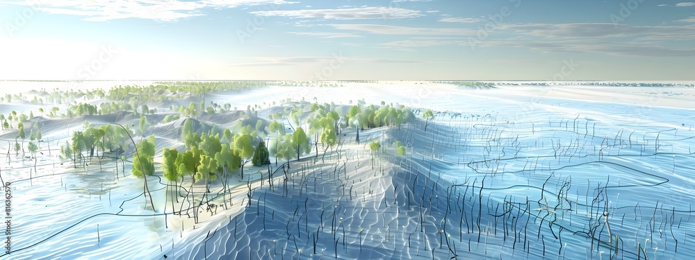 Climate Change Impact A D Visualization of Population Frequency ...