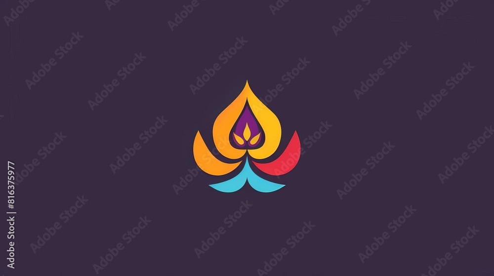 Traditional logo flat design front view local business theme animation ...