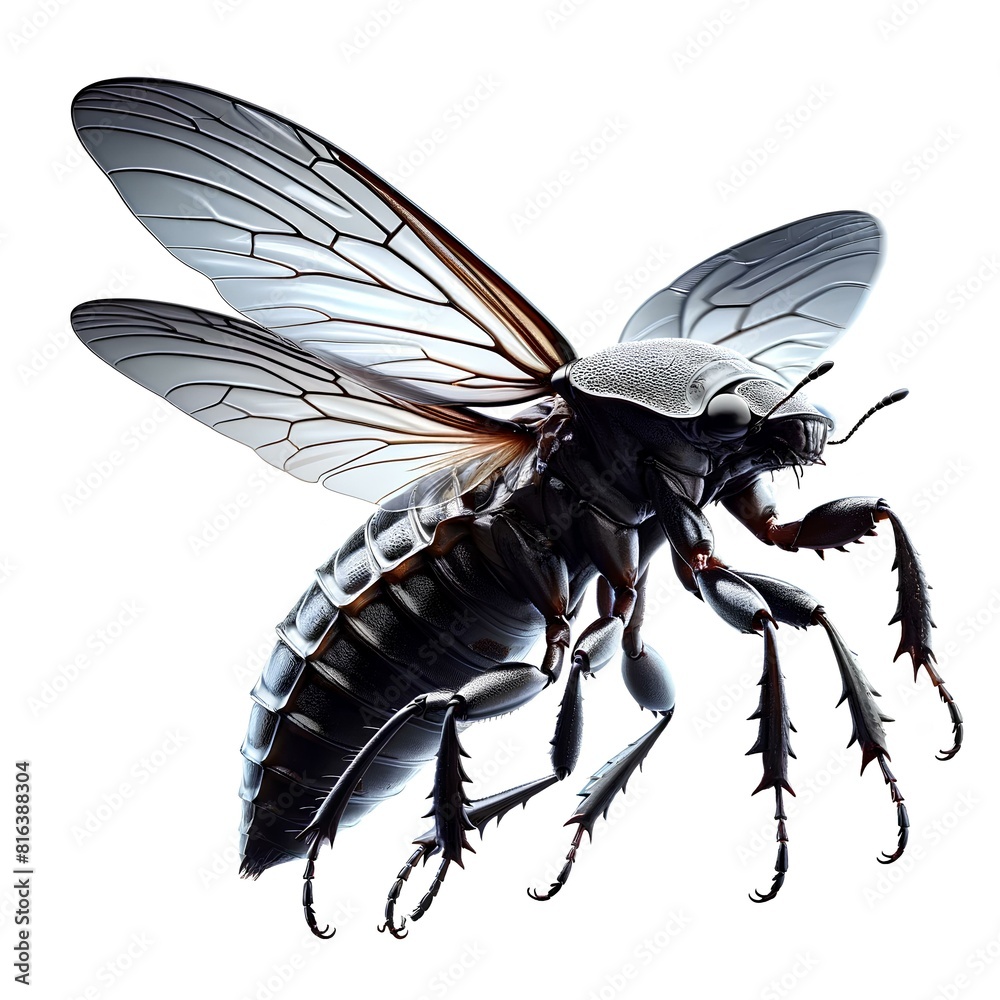 The Giant Water Bug, known for its large size and strong bite, is an ...