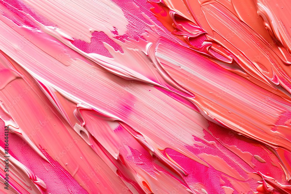 Abstract acrylic paint background, Pantone color of the year 2024 Peach ...